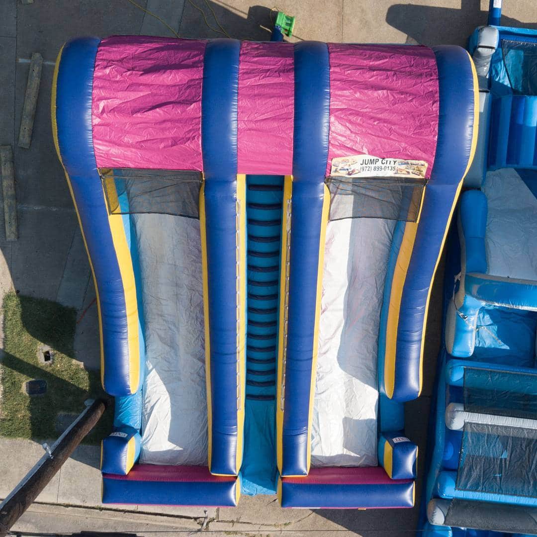 Accelerator Two Lane Party Slide - Jump City