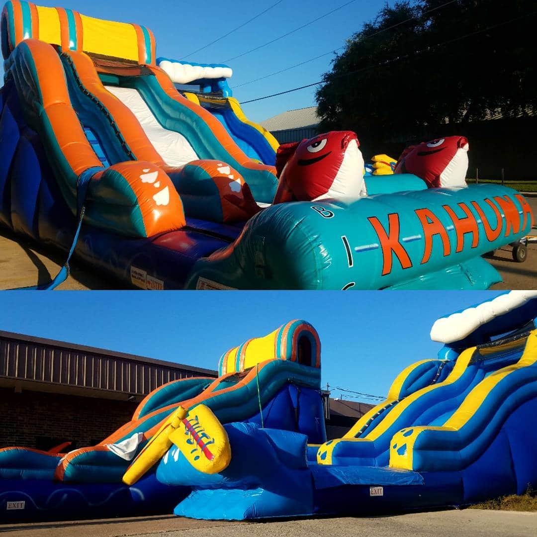 Wipe Out Water Slide - Jump City